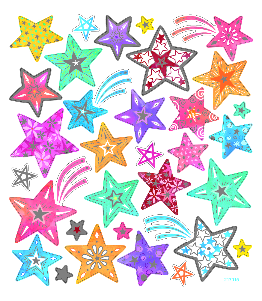 Sticker mit Sternen – CreaDoro